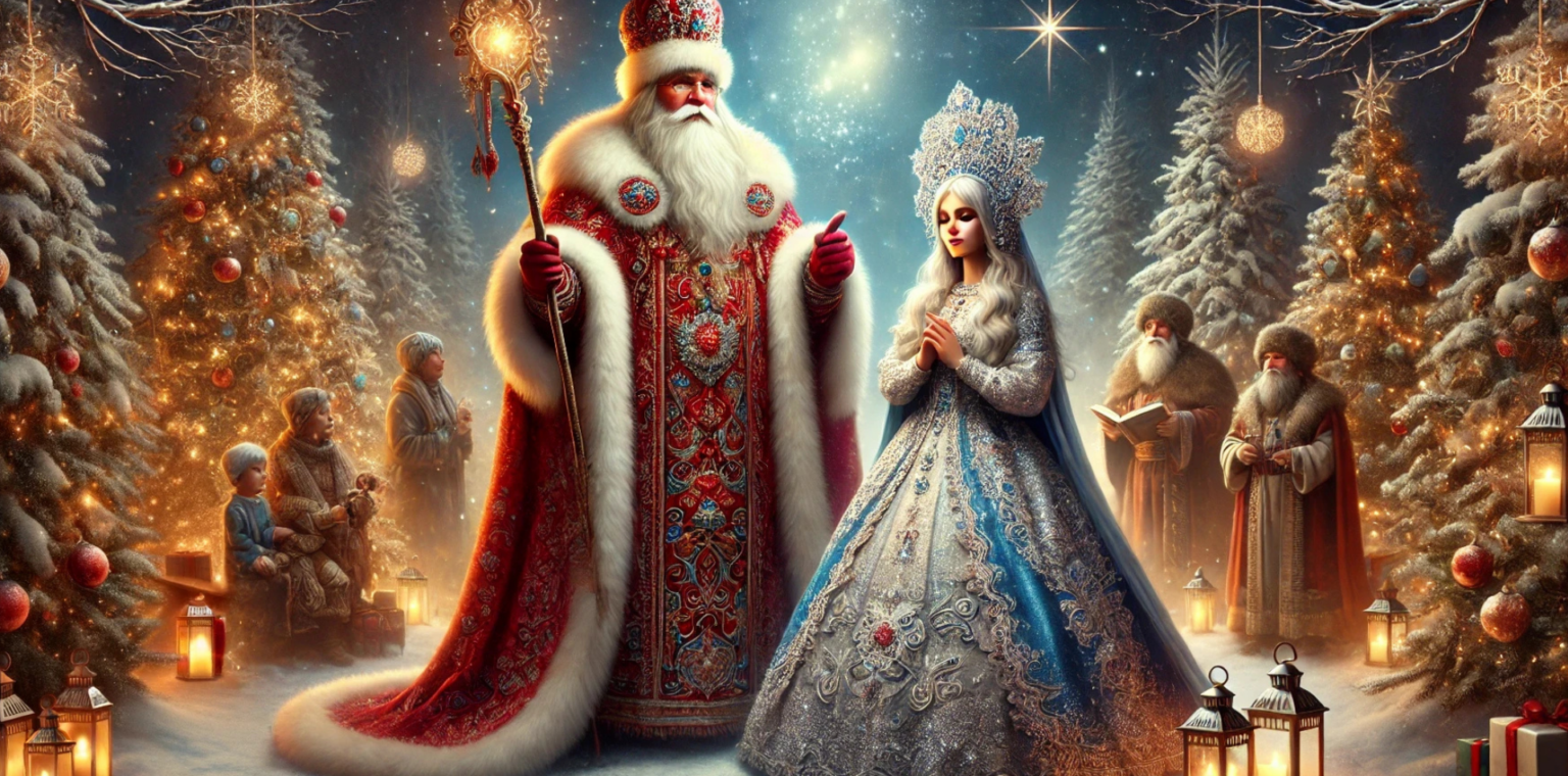 Ded Moroz et Snegurochka tissent des liens forts entre générations